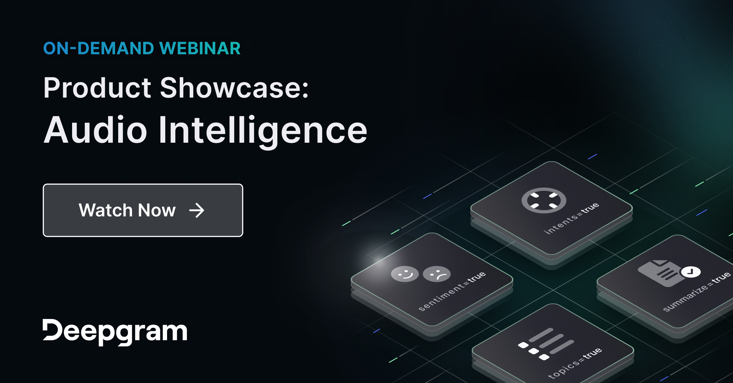 Start watching: Product Showcase: Audio Intelligence